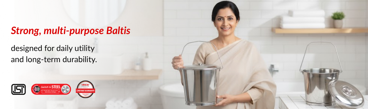 Buy Online Steel Balti | Vinod Stainless Steel