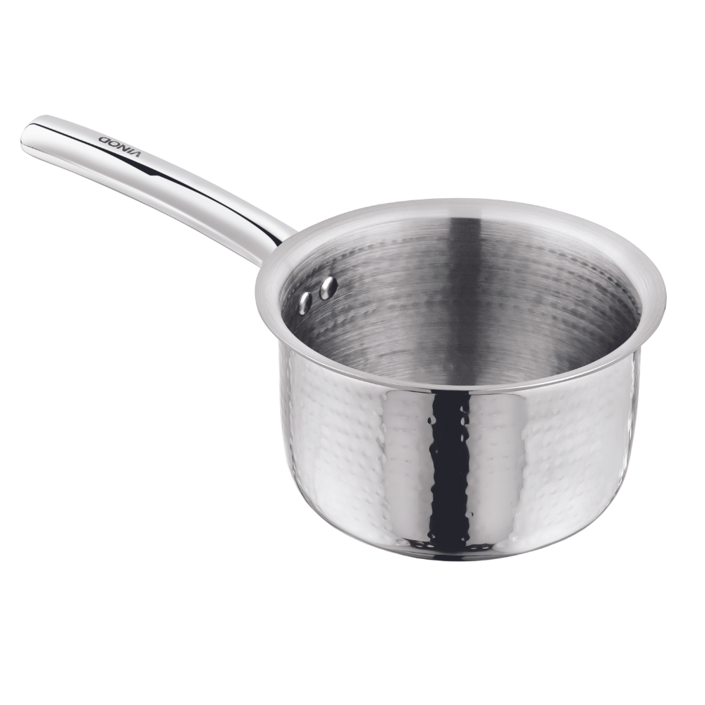 Buy Online Heavy Gauge Stainless Steel Hammered Sauce Pan | VINOD ...