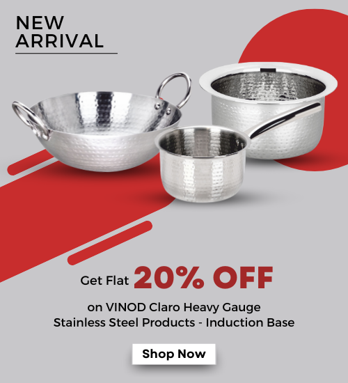 India's Top Kitchenware, Tableware & Cookware Products - Vinod Steel ...