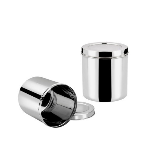 Vinod Stainless Steel Deep Dabba 4500 ml – Set of 2 pieces, Airtight ...